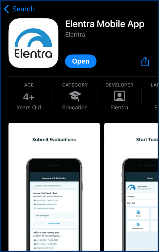 Getting Started with the Elentra Mobile App